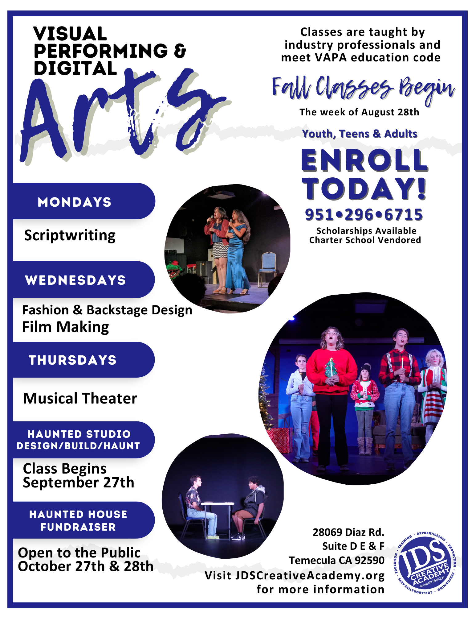 Visual And Performing Arts Academy Murrieta CA | Temecula 501c3 ...